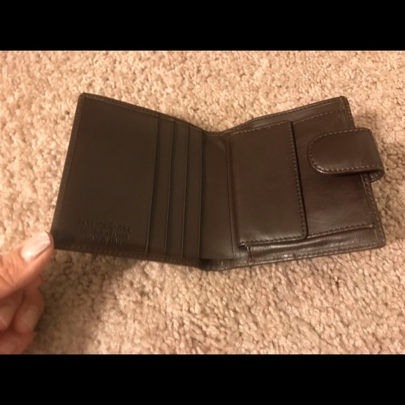 Patrick Cox | Bags | Patrick Cox Compact Bifold Leather Wallet | Poshmark
